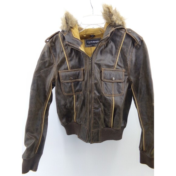 Steve Madden | Jackets & Coats | Vintage Womens Steve Madden Bomber ...